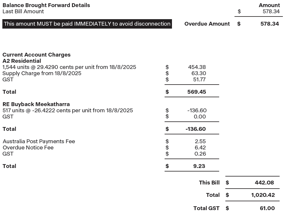 Understanding your energy bill